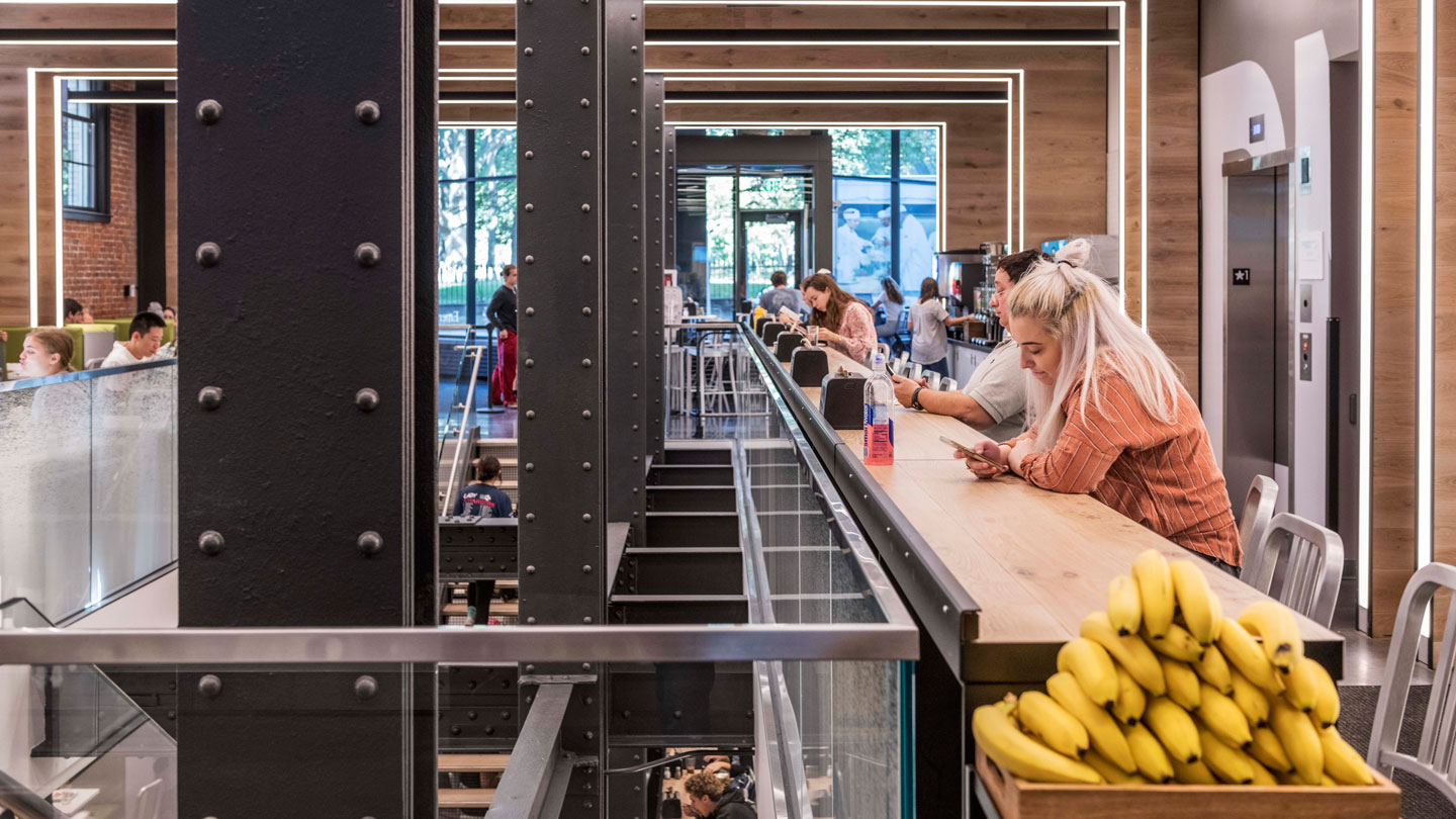 Emerson College - Dining Center | Elkus Manfredi Architects